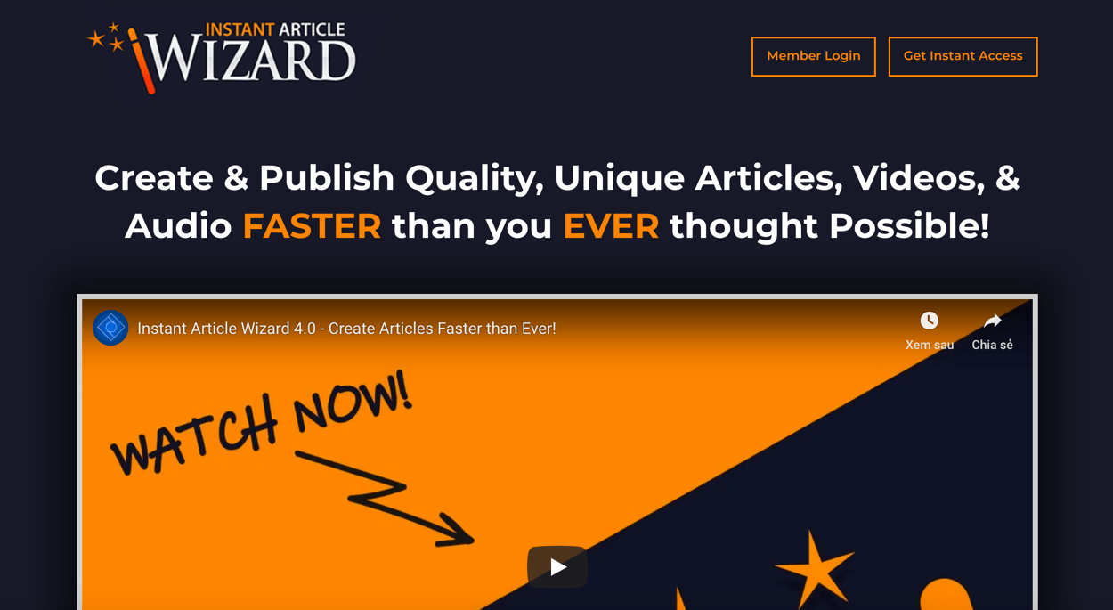 Instant Article Wizard 4.0 Coupon Discount Code > 20% Off Promo Deal