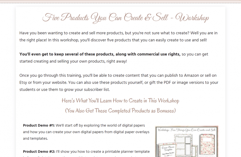 [50% OFF] Five Products You Can Create and Sell Coupon Code